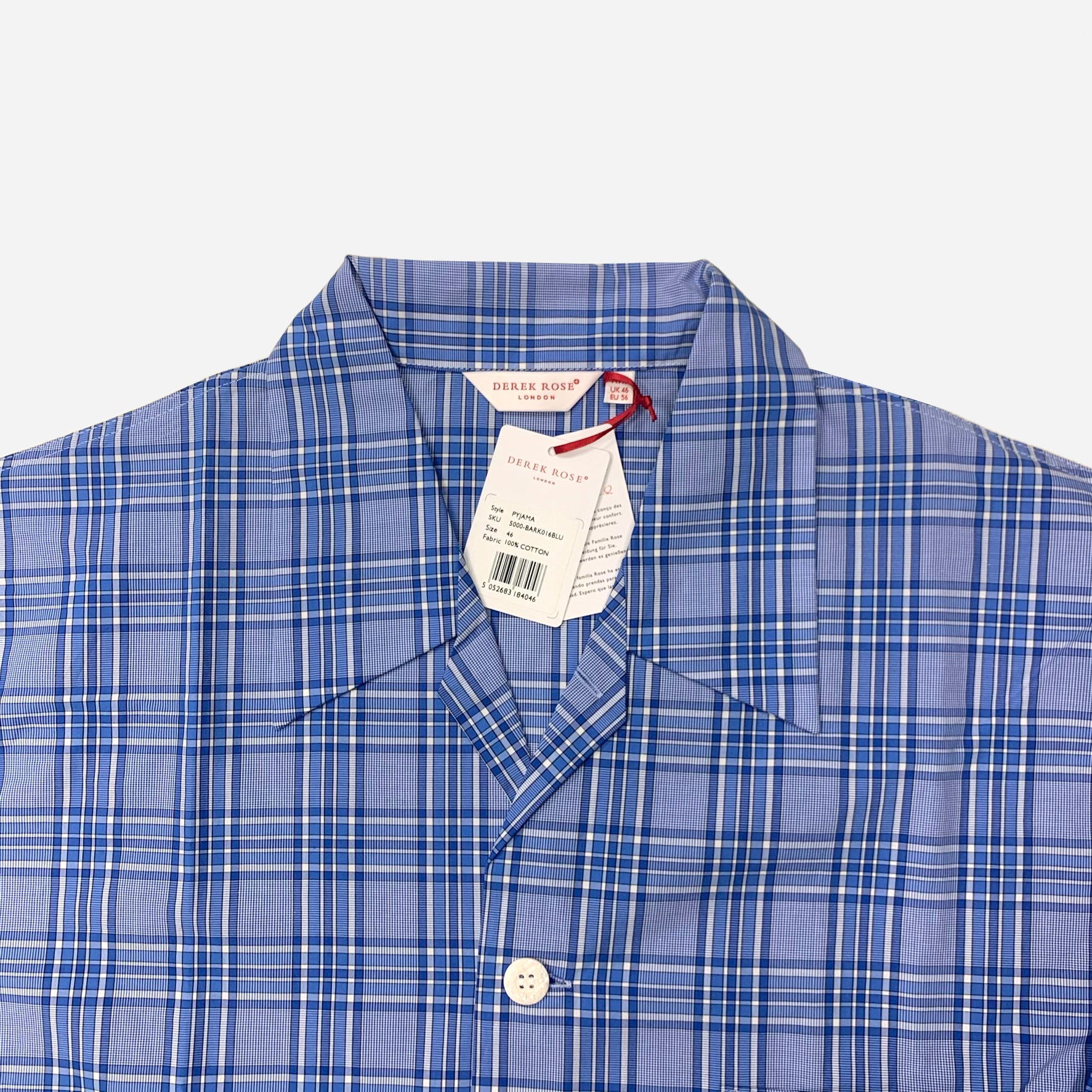 Derek Rose Check Pyjamas - Size XXL – MAN SATURDAY